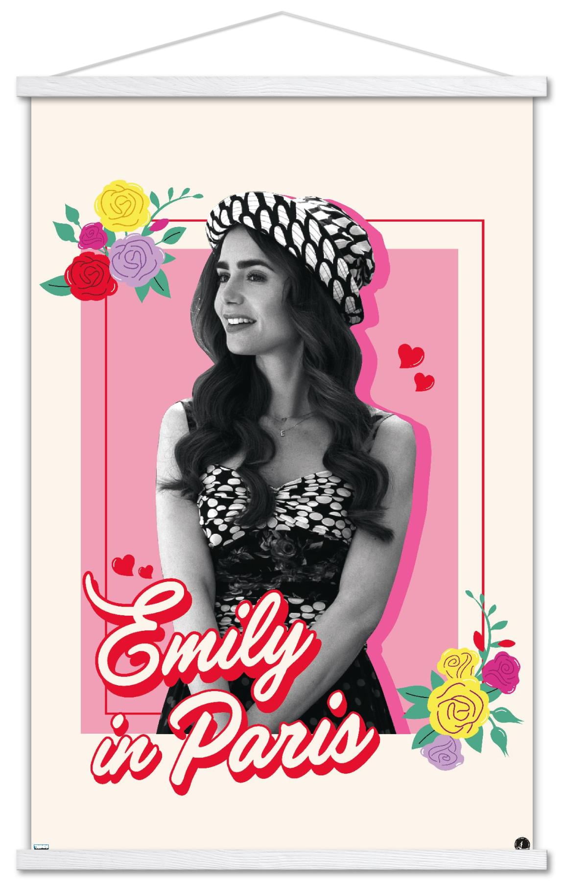 Emily In Paris - Flowers Wall Poster with Magnetic Frame, 22.375" x 34 ...