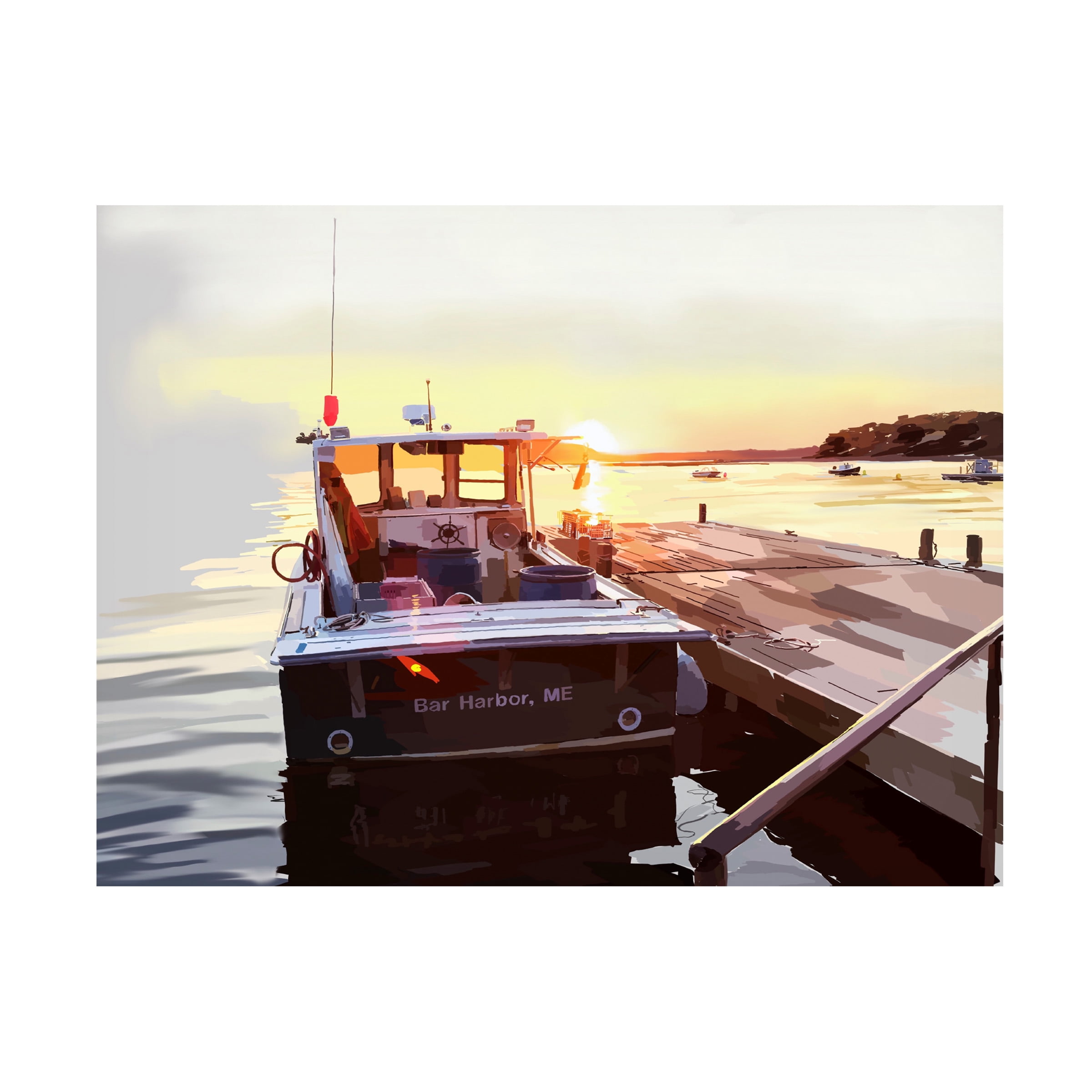 Emily Kalina 'Bold Boats IV' Canvas Art - Walmart.com