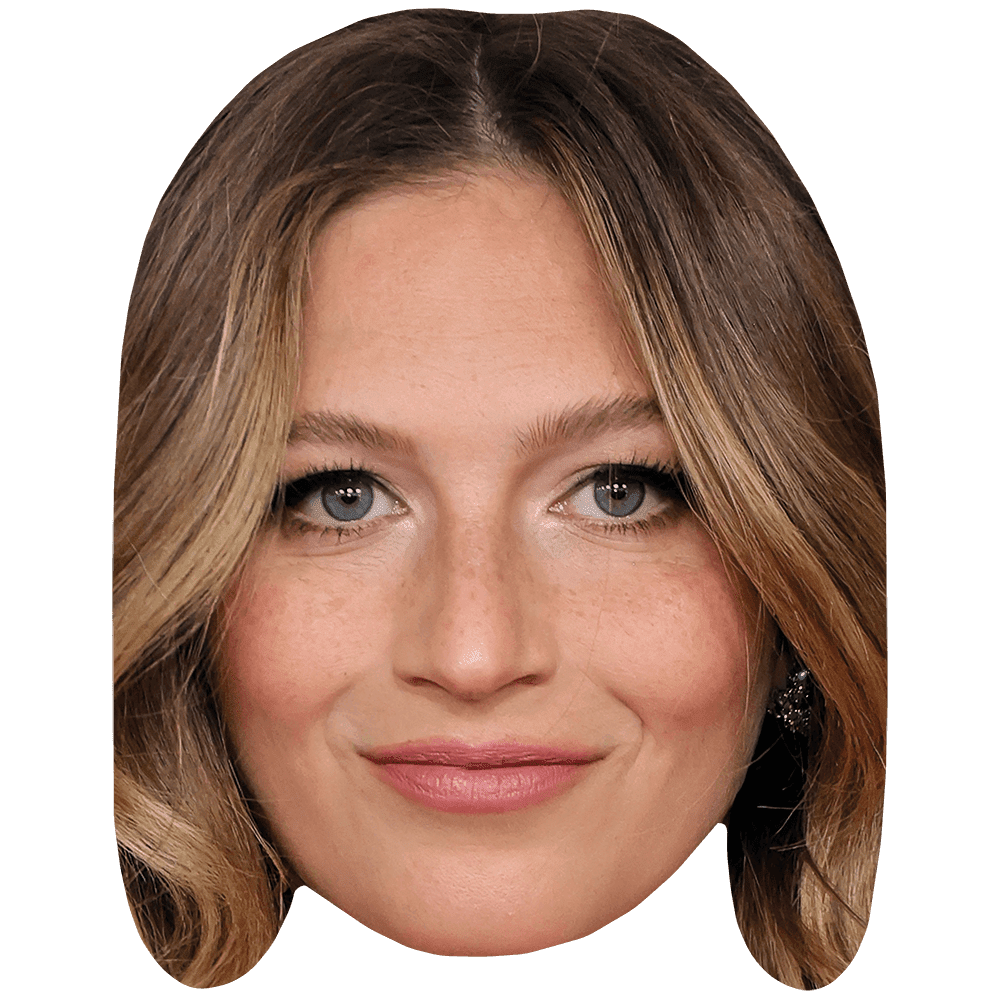 Emily Kassie (Smile) Celebrity Mask, Flat Card Face, Fancy Dress Mask ...