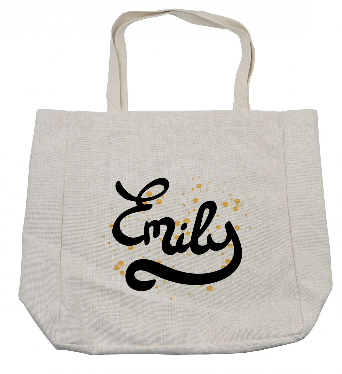 Emily Shopping Bag, Hand Drawn Monochrome Cursive Font Modern ...