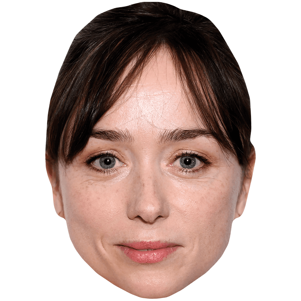 Emily Taaffe (Dark Hair) Celebrity Mask, Flat Card Face, Fancy Dress ...