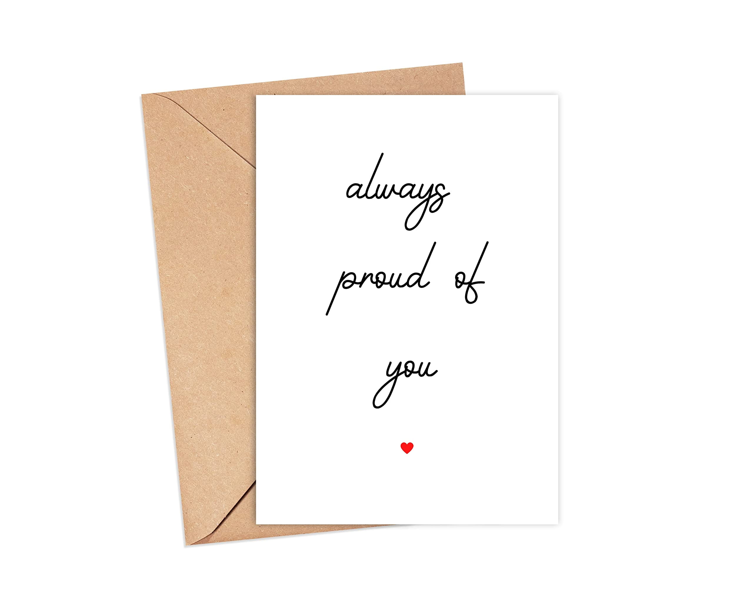 Emily gift Always Proud Of You Card - Encouragement Card - Well Done ...