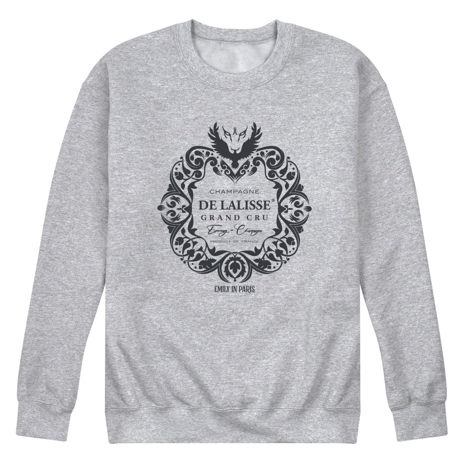 Emily in Paris - EMIP Label - Men's Crew Fleece Sweatshirt - Walmart.com