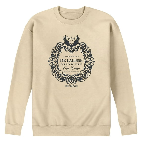 Emily in Paris - EMIP Label - Men's Crew Fleece Sweatshirt - Walmart.com