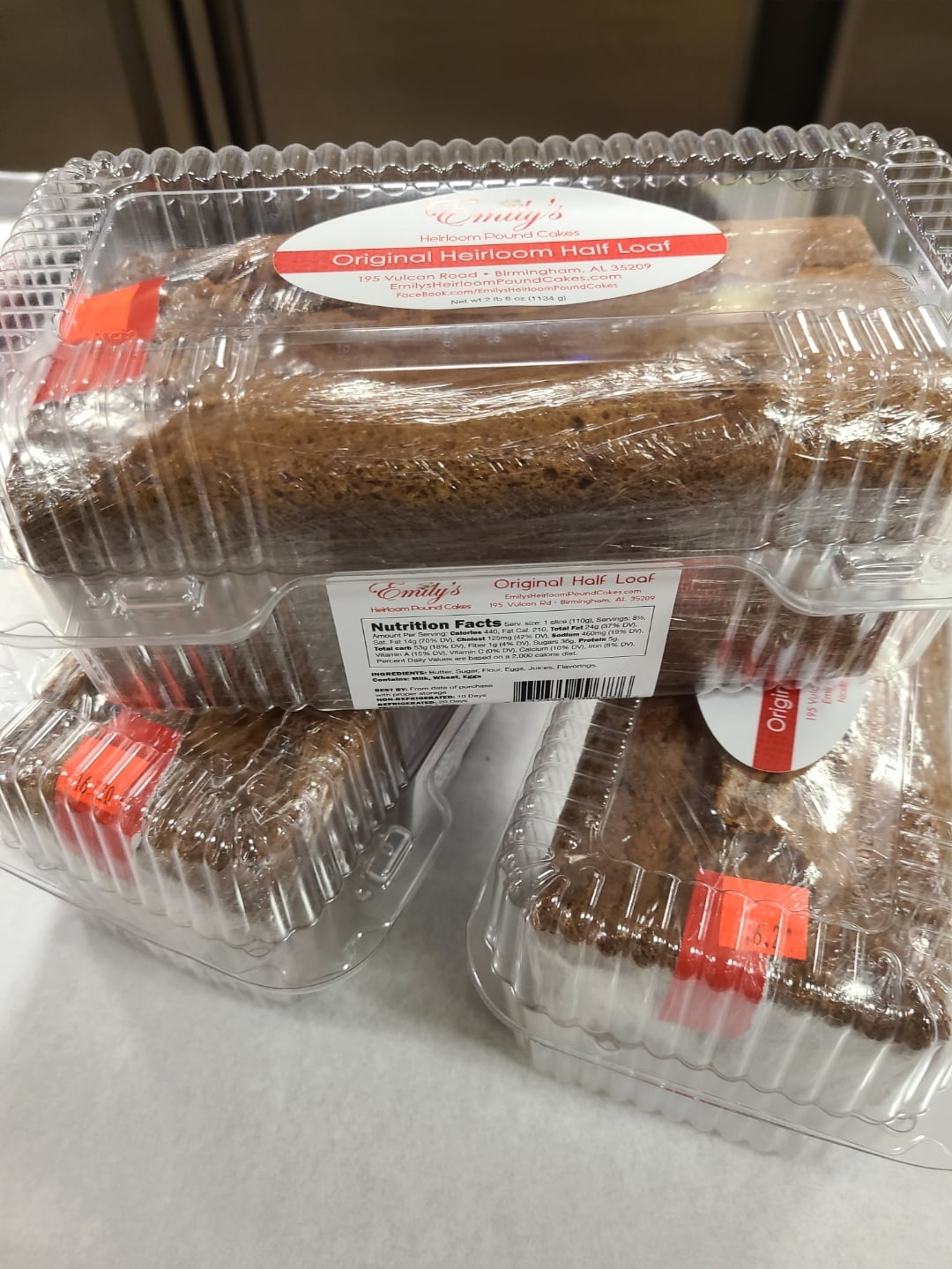 Emily's Heirloom Pound Cakes - Original Half Loaf - Walmart.com