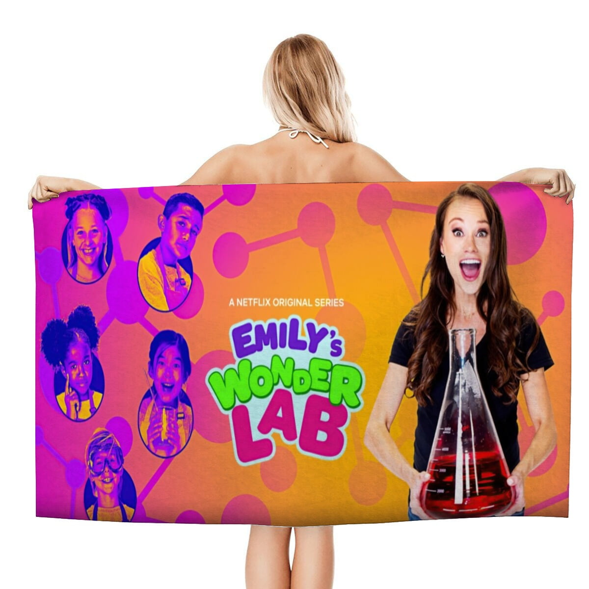 Emily's Wonder Lab Gifts Beach Towel for Women Girl Birthday Inspired ...