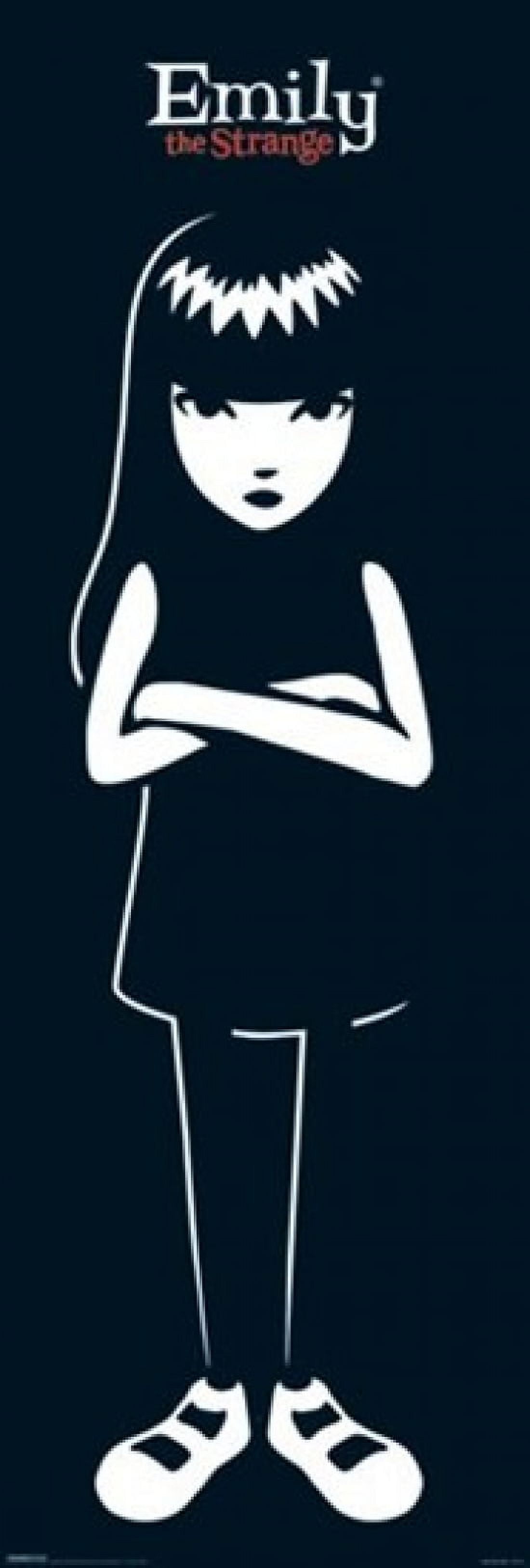 Emily the Strange - Portrait - Door Laminated Poster (21 x 62 ...