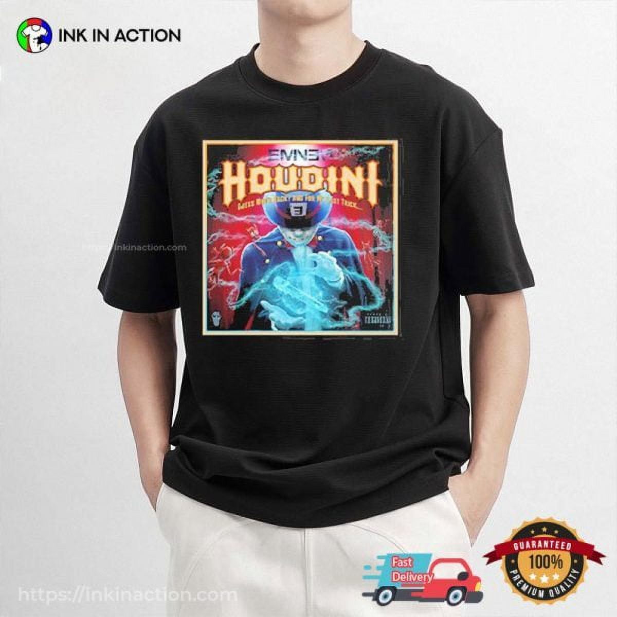 Eminem Announces New Single Houdini Fan Gifts T-shirt - Walmart.com