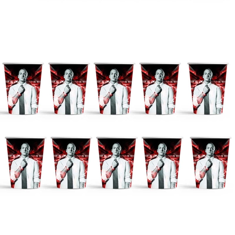 Eminem Birthday Party Supplies Cups Tableware Disposable Paper ...