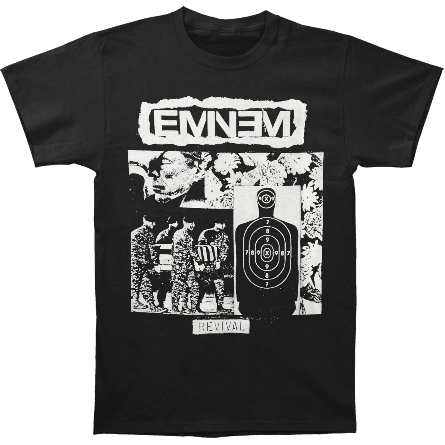 Eminem Heavy Cotton Black Short Sleeve Full Size Unisex Shirt - Walmart.com