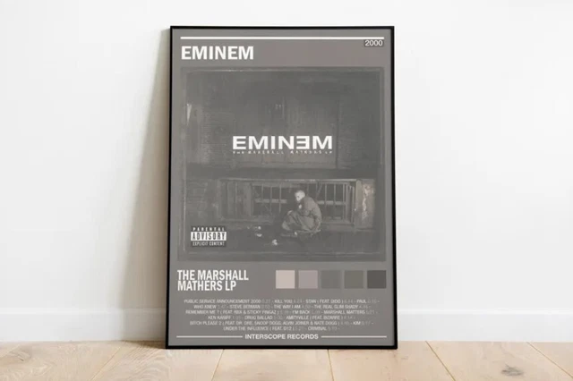 Eminem Poster The Marshall Matters Lp Album Cover Album Wall Art NO ...