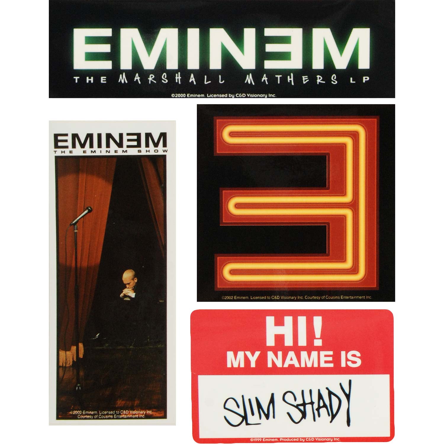 Eminem - Sticker Set - Walmart.com
