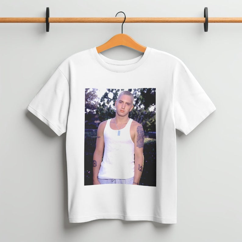 Eminem graphic tee, slim shady old school shirt, eminem vintage graphic ...