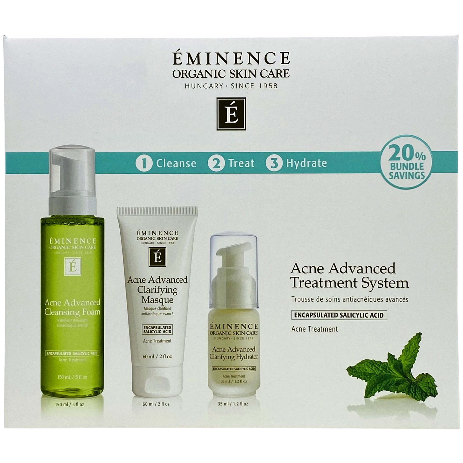 Eminence Acne Advanced 3-Step Treatment System - Walmart.com