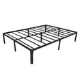 Emiosmt 18in No Screws Design King Size Metal Bed Frame,Easy Assembly ...