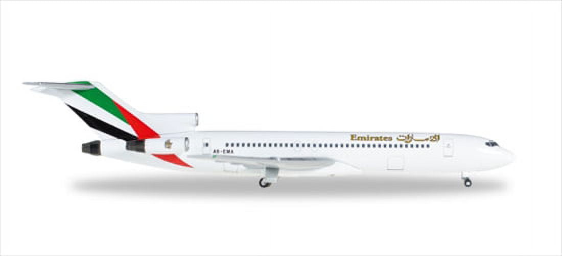Emirates 727-200 A6-EMA (1:500) - Walmart.com