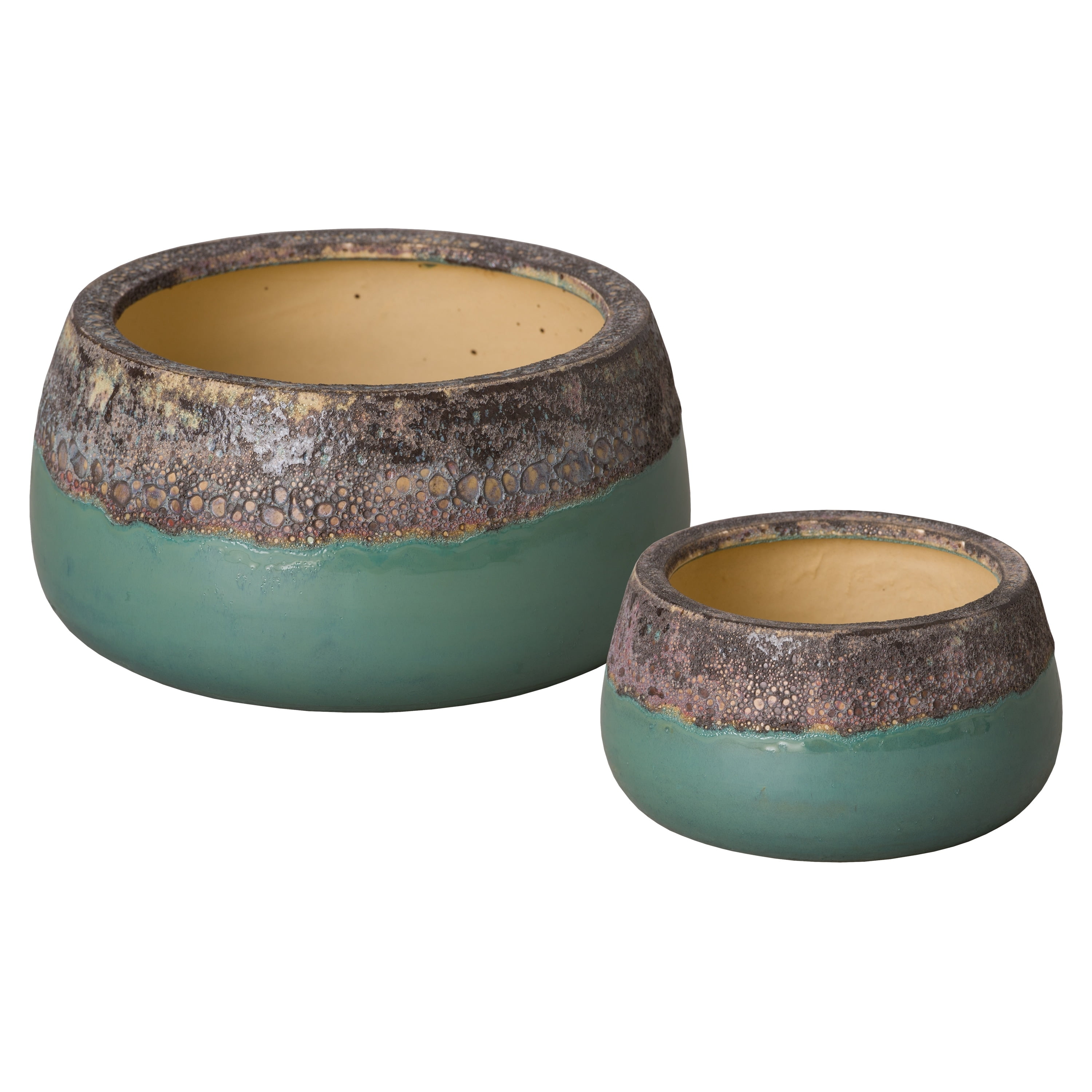 Emissary Angria Planter Reef Teal - 9x5"H; 13X7"H - Walmart Business ...