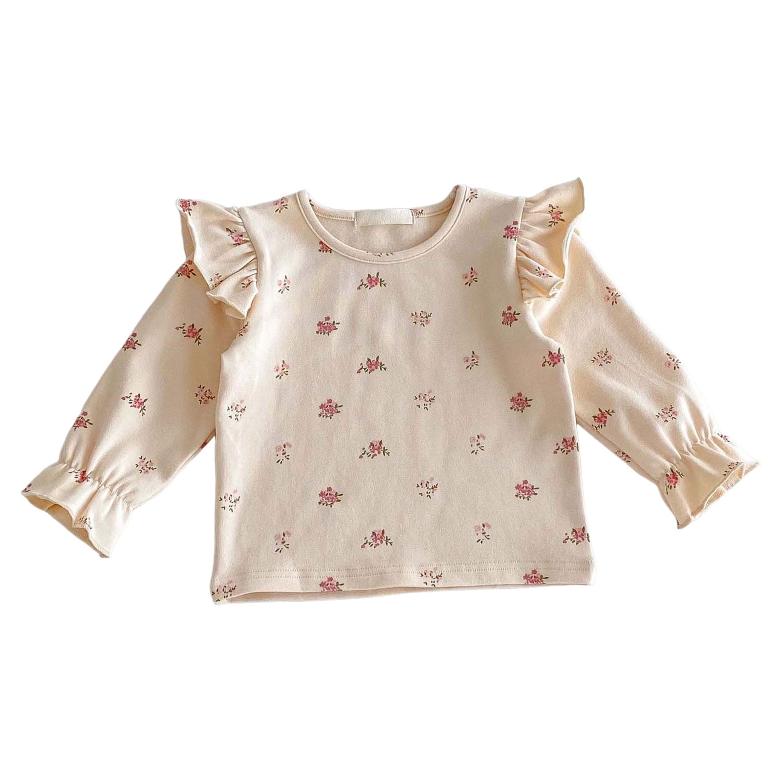 Emitonse Fall Baby Girl Clothes Baby Toddler Girl Long Sleeve Blouse ...