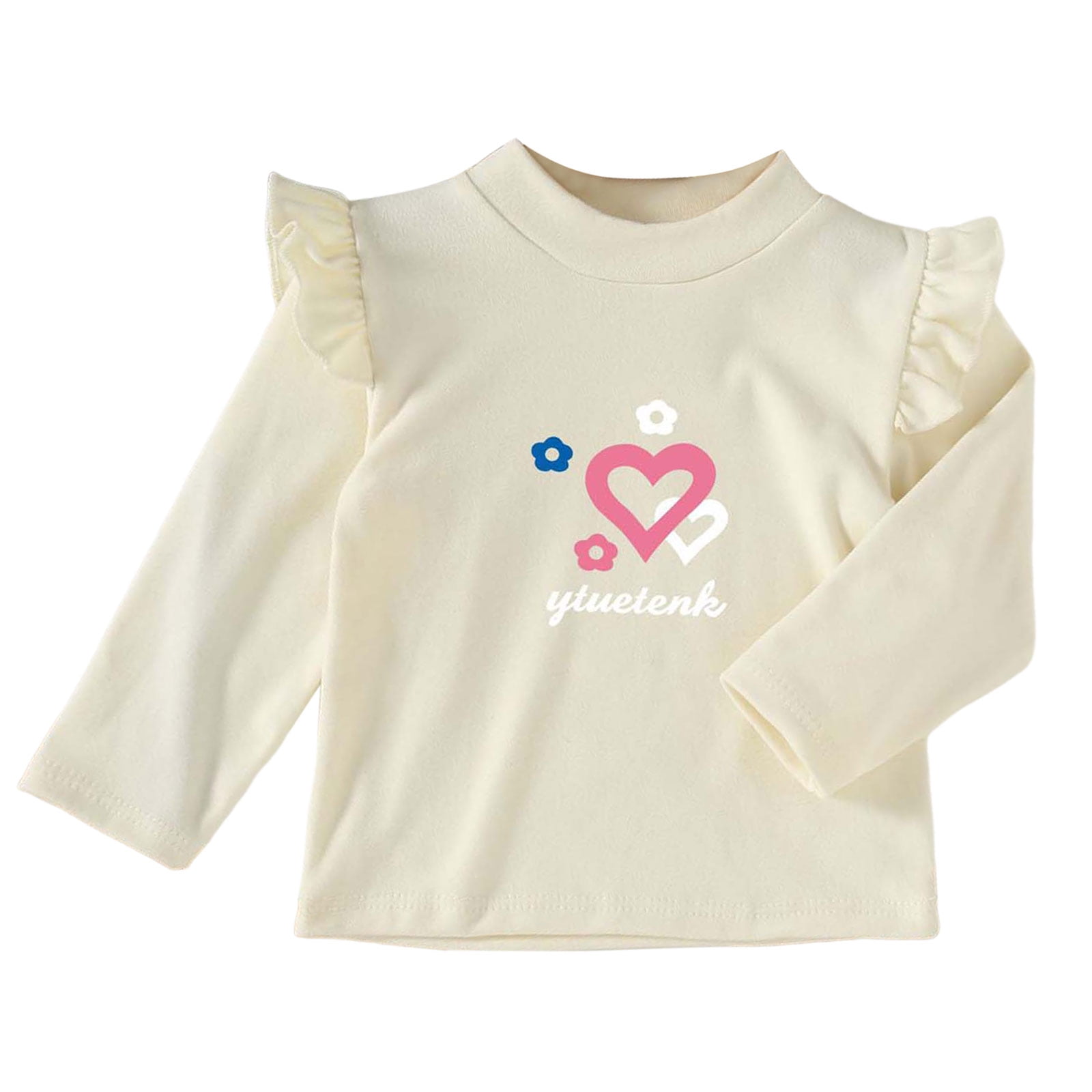 Emitonse Toddler Girl T Shirts Baby Toddler Girl Long Sleeve Blouse ...