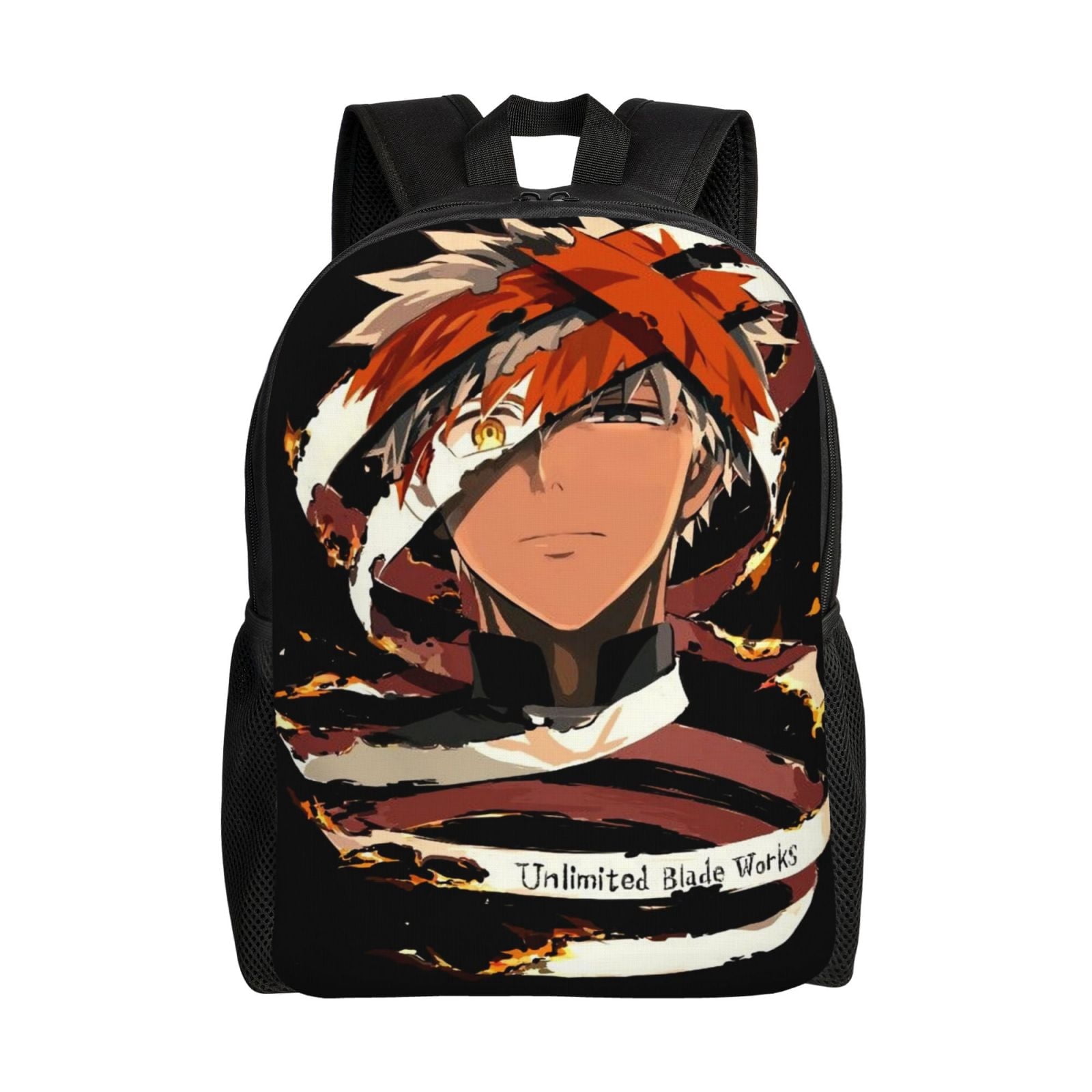 Emiya Shirou Anime Backpack Cartoon Travel Bags 3D Printed Casual ...