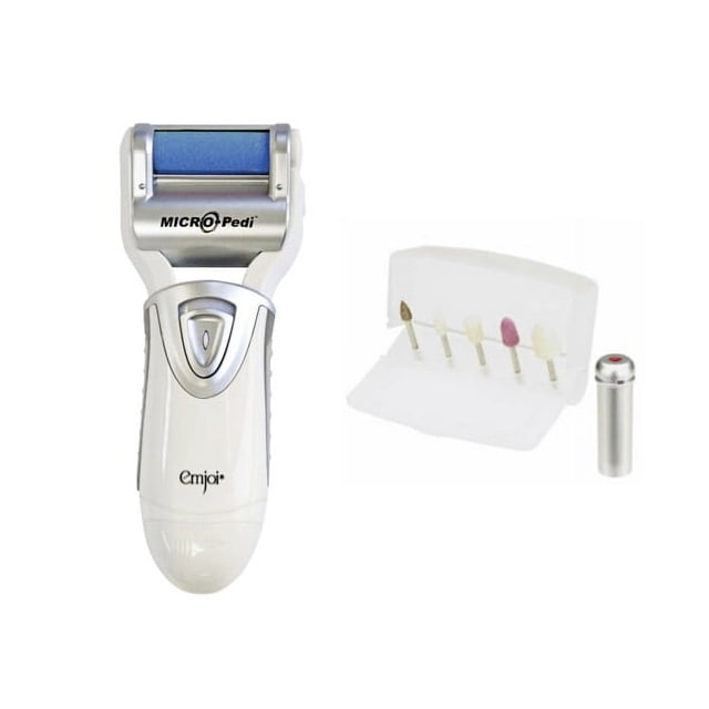 Emjoi Electric Micro-Pedi Callus Remover and Pedicure Manicure Kit for ...