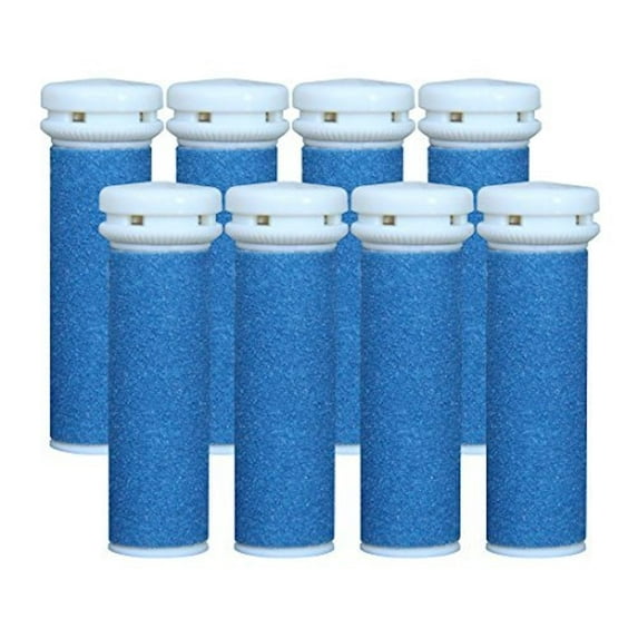 Emjoi Micro-Pedi Replacement Refill Rollers Pack of 8, Extra Coarse for ...