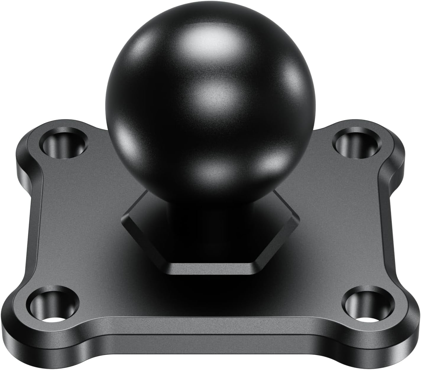 Emlimny 1'' Ball Mount Base with Aluminum Alloy 4-Hole AMPS Square ...
