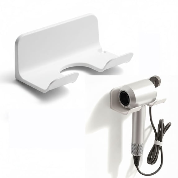 Emlimny 1-Pack Universal Self-Adhesive Hair Dryer Holder Wall Mount ...