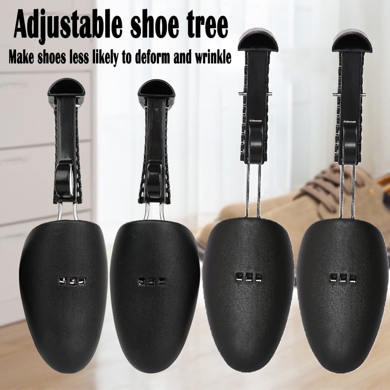 Emlimny 2 Pairs Plastic Adjustable Length Men Shoe Tree Shoe Stretcher ...