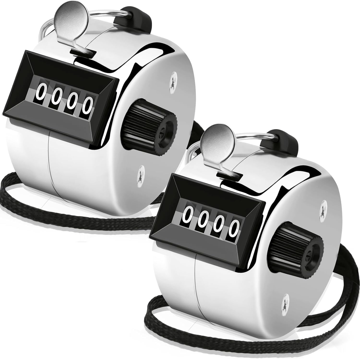 Emlimny 2 Pack Clicker Counter, Metal Hand Tally Counter Clicker, 4 ...