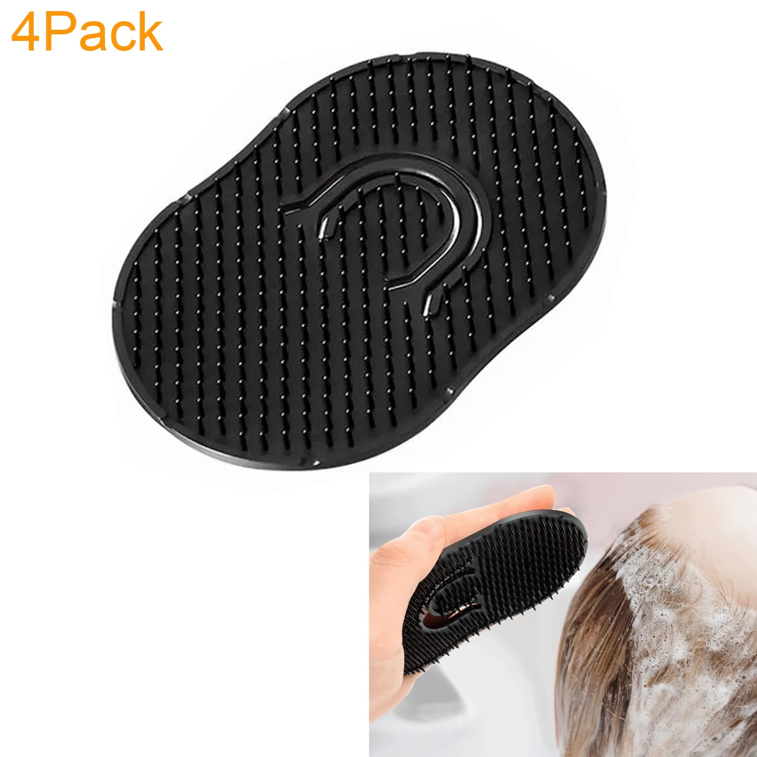 Emlimny 4 Packs Pocket Palm Combs, Shampoo Comb, Pocket Hair Comb ...