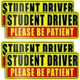 Emlimny 4 Pcs Student Driver Magnet Signs -Removable Reusable Movable ...