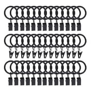 Mainstays Black Curtain Clip Rings, Set of Seven - Walmart.com