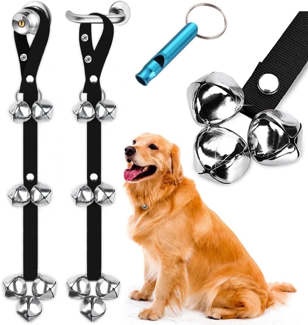 Emlimny Dog door bells,Adjustable Door Bell Length for Small Medium and ...