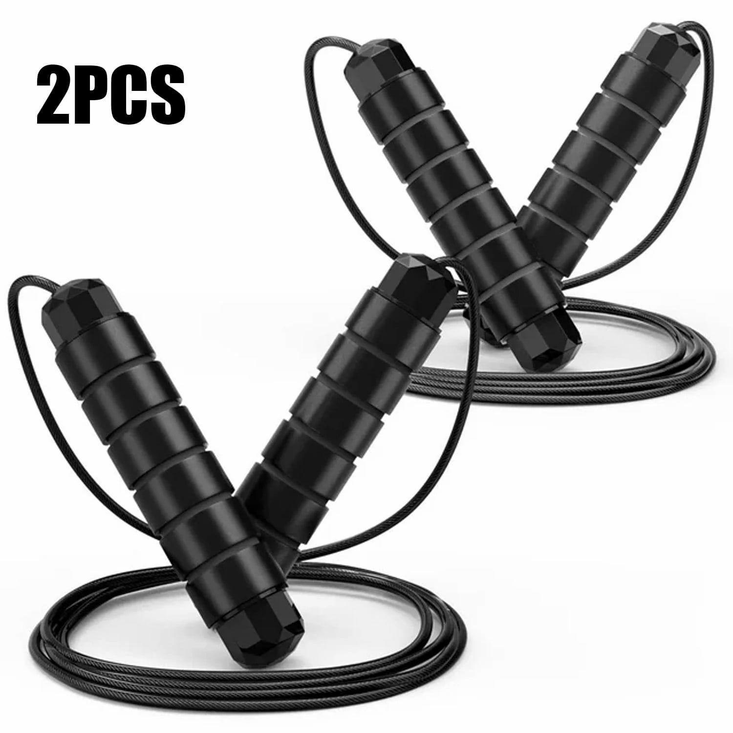 Emlimny Jump Rope, Adjustable, Tangle-Free, Rapid Speed, Foam Handles ...