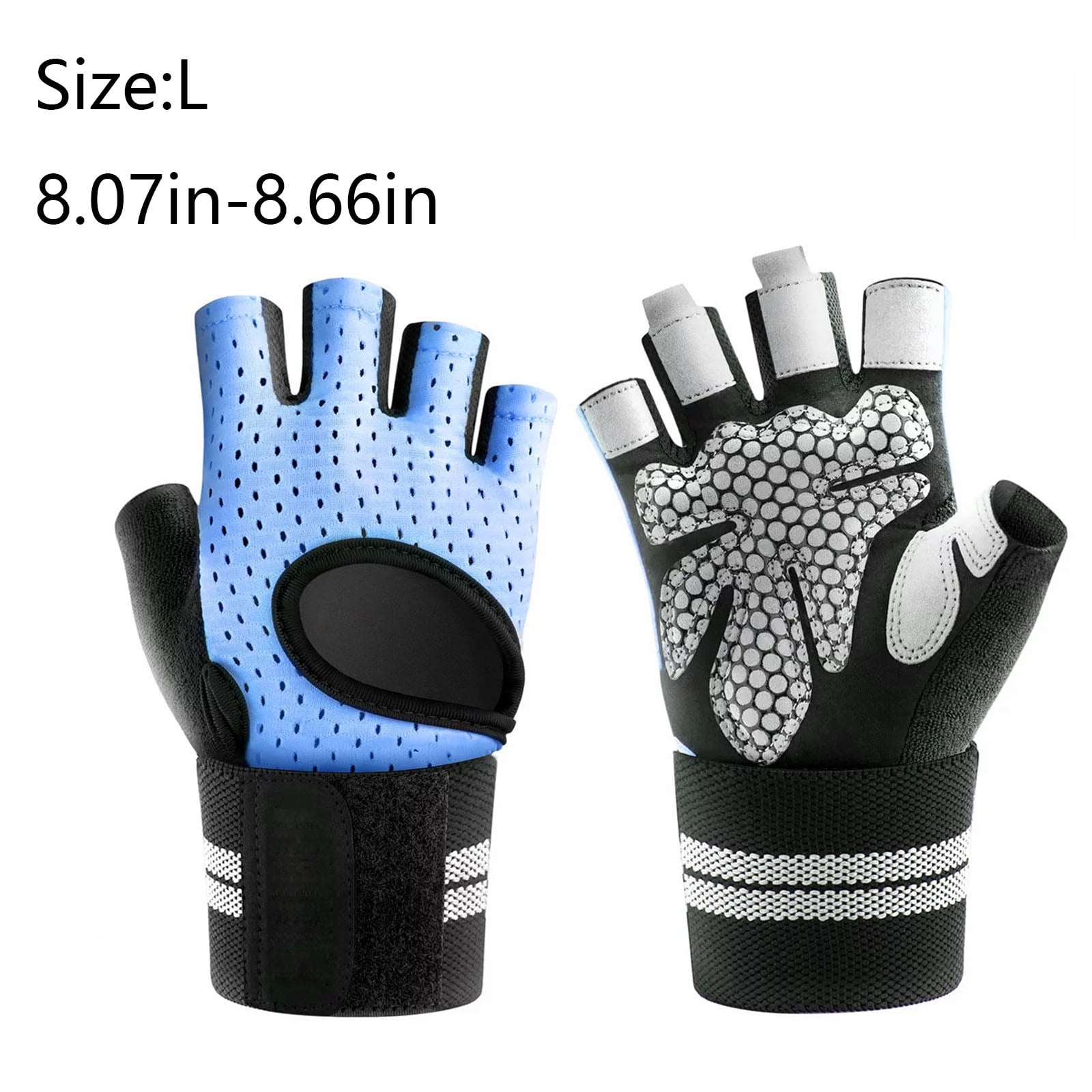 Emlimny Anti-Slip Backless Unisex Half Finger Microfiber and Spandex ...