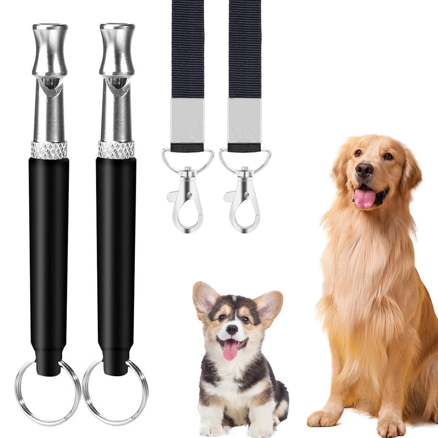 2 Pack Dog Whistle, Dog Whistle to Stop Barking Neighbors Dog ...