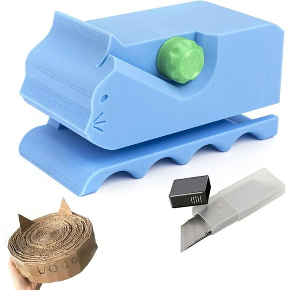 Emlimny Cardboard Cutter for Cat Scratchers with 10pcs Blades 3D ...