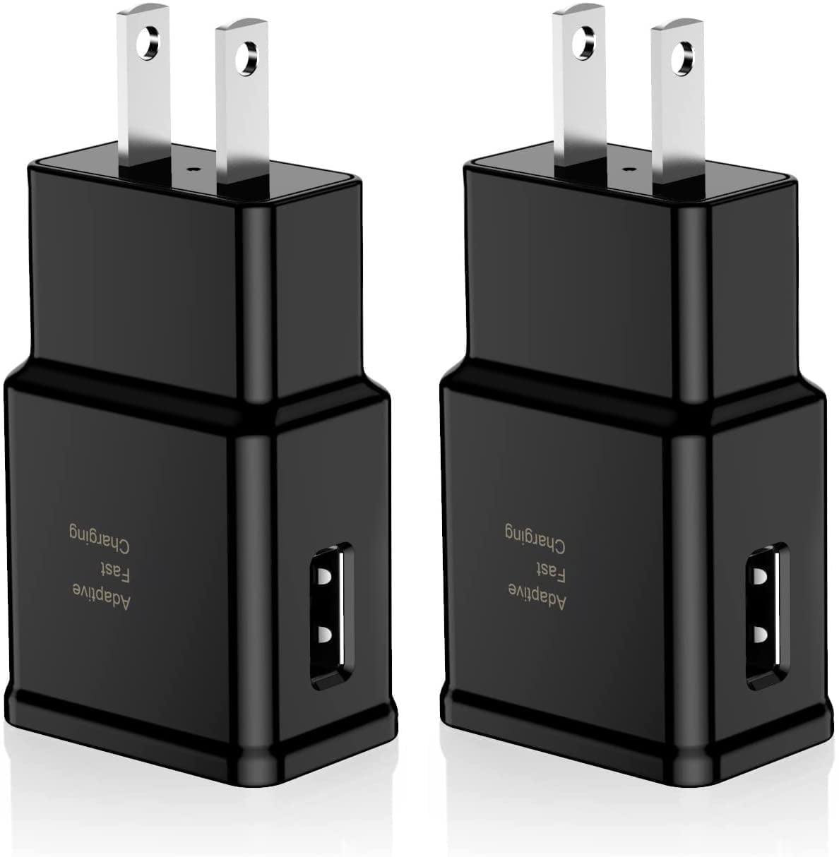 Ustris Fast Charging USB Wall Charger Adapter, Black, Compatible ...