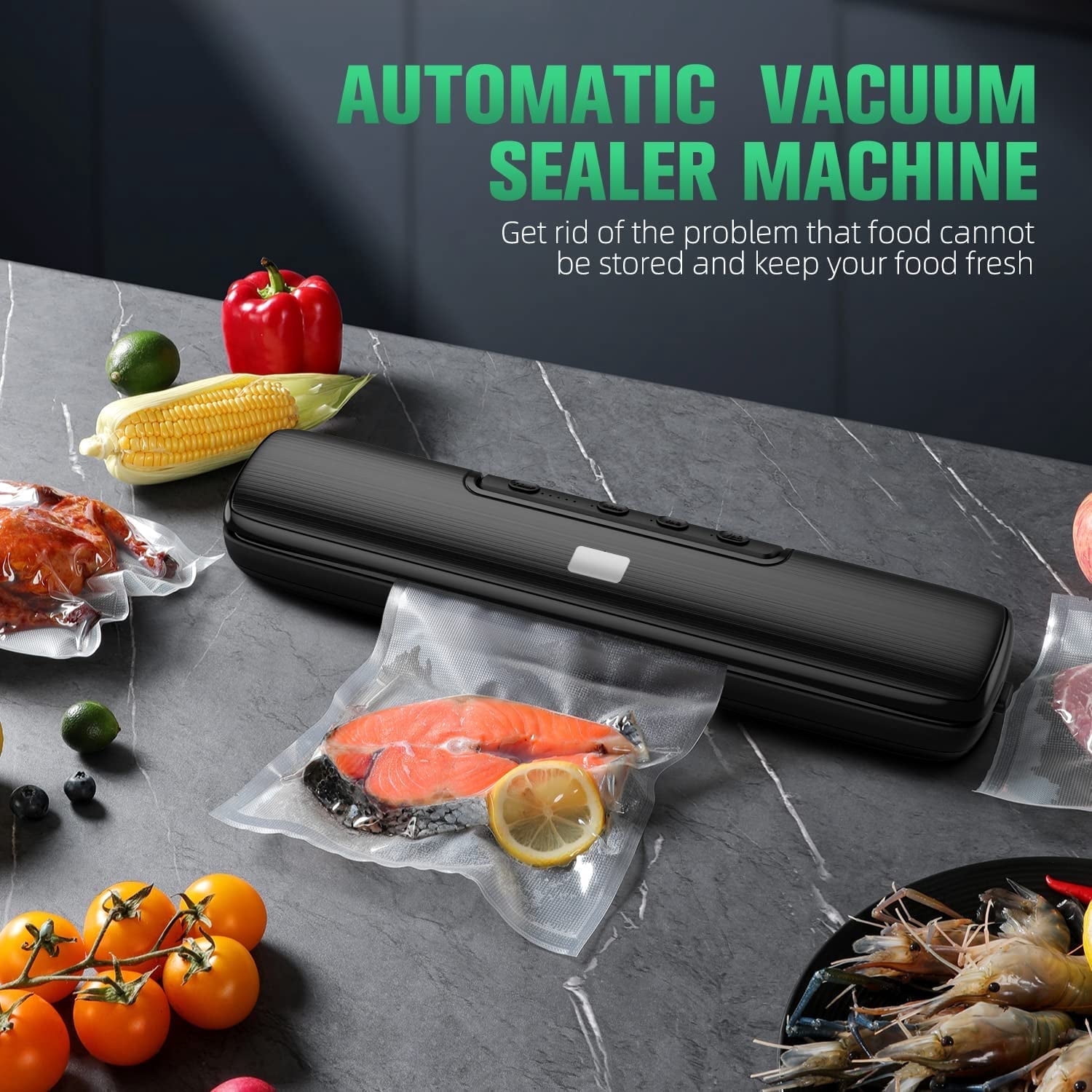 Food Sealer Vacuum Sealer Machine with 12.6 Inch Wide Sealing Area ...