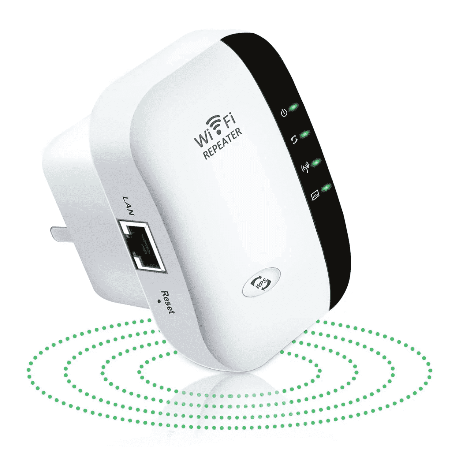 Emlimny WiFi Booster, 3000 sq.ft Range Extender, Supports 30 Devices, 1 ...
