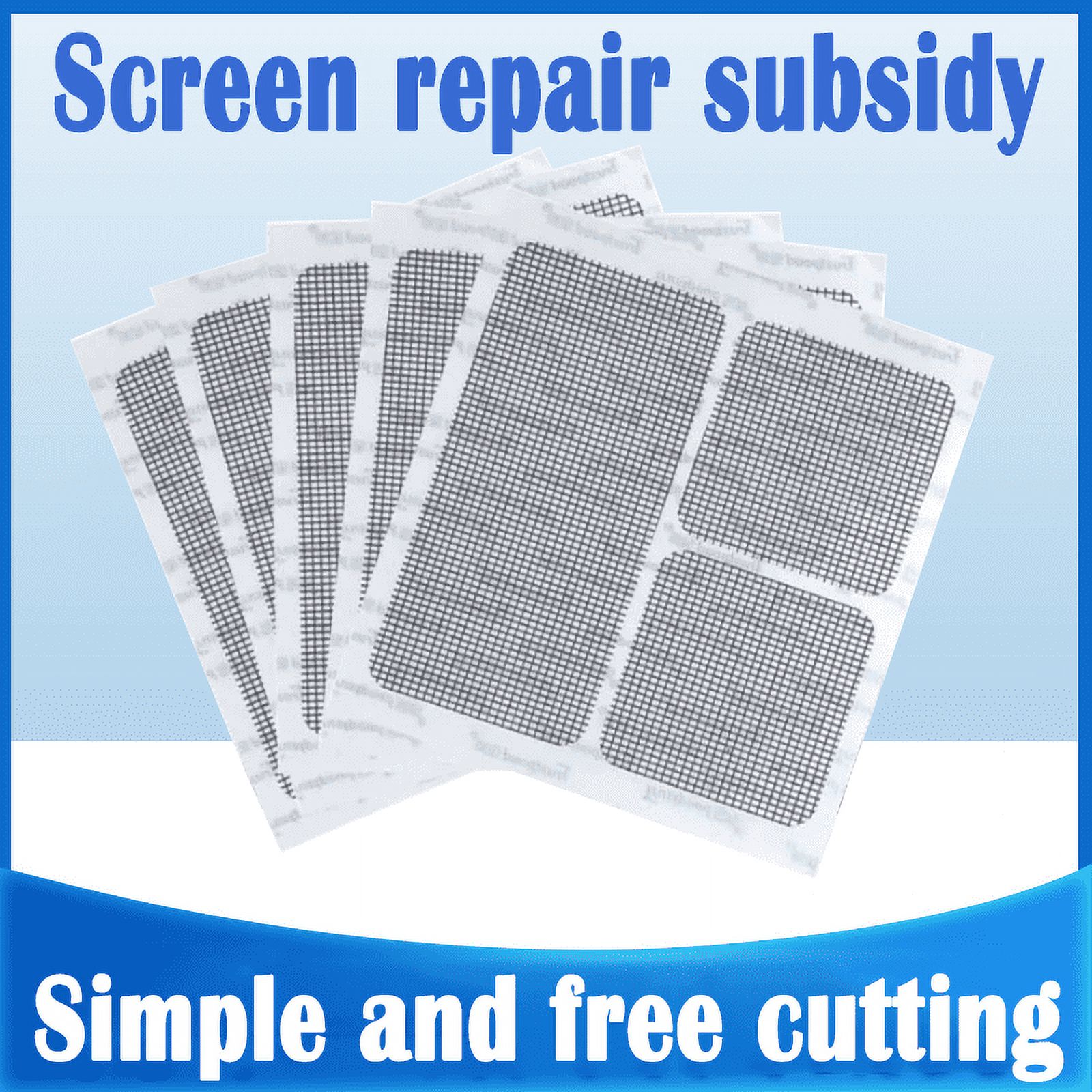 Emlimny Window Screen Repair Patches, Screen Door Repair Kit, Self ...
