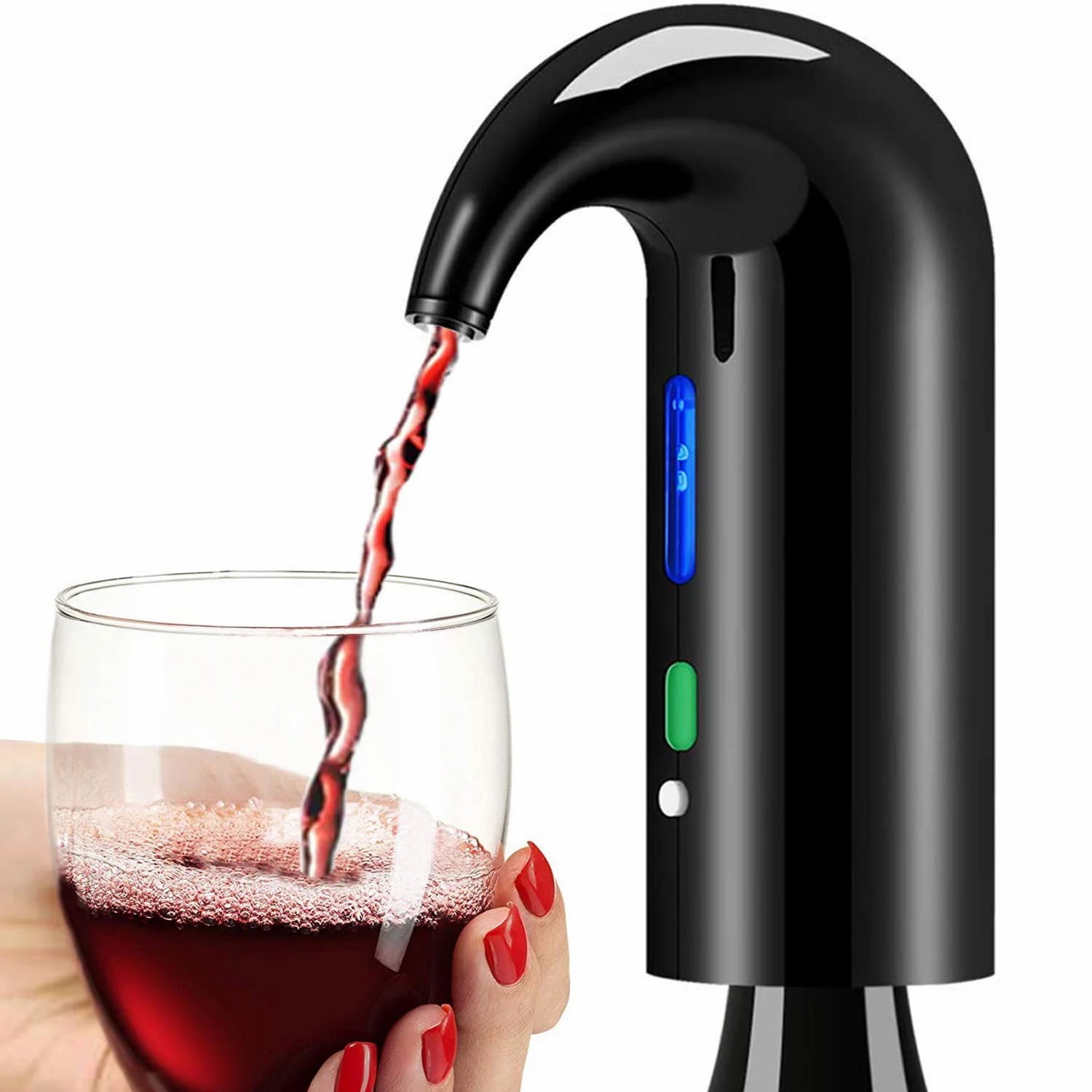 Emlimny Electric Wine Aerator and Dispenser, One Touch Wine Bar ...