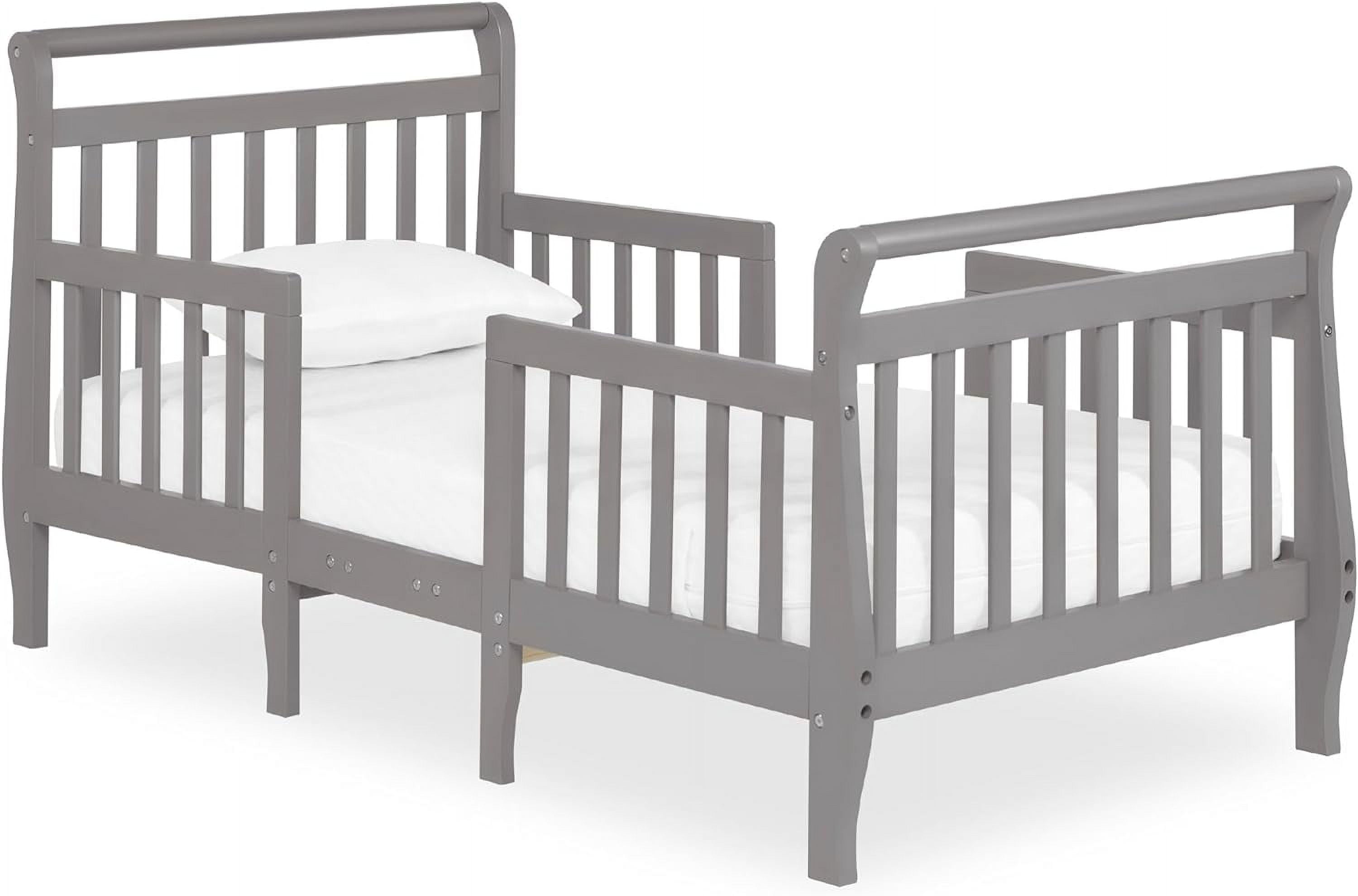 Emma 3-in-1 Convertible Toddler Bed in Storm Grey, Converts to Two ...