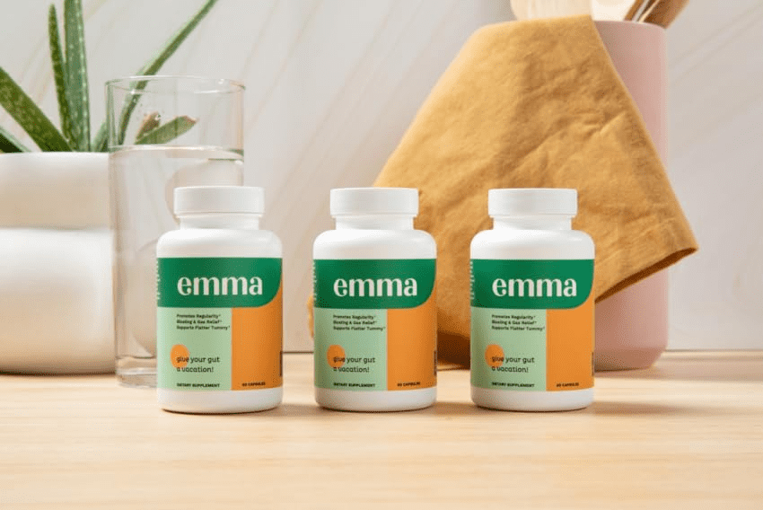 Emma 60-Count Digestive Aid – Fights Gas, Bloating & Supports Regular ...