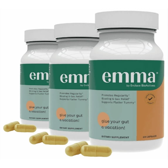 Emma 60-Count Digestive Support – Encourages Regular Bowel Movements ...