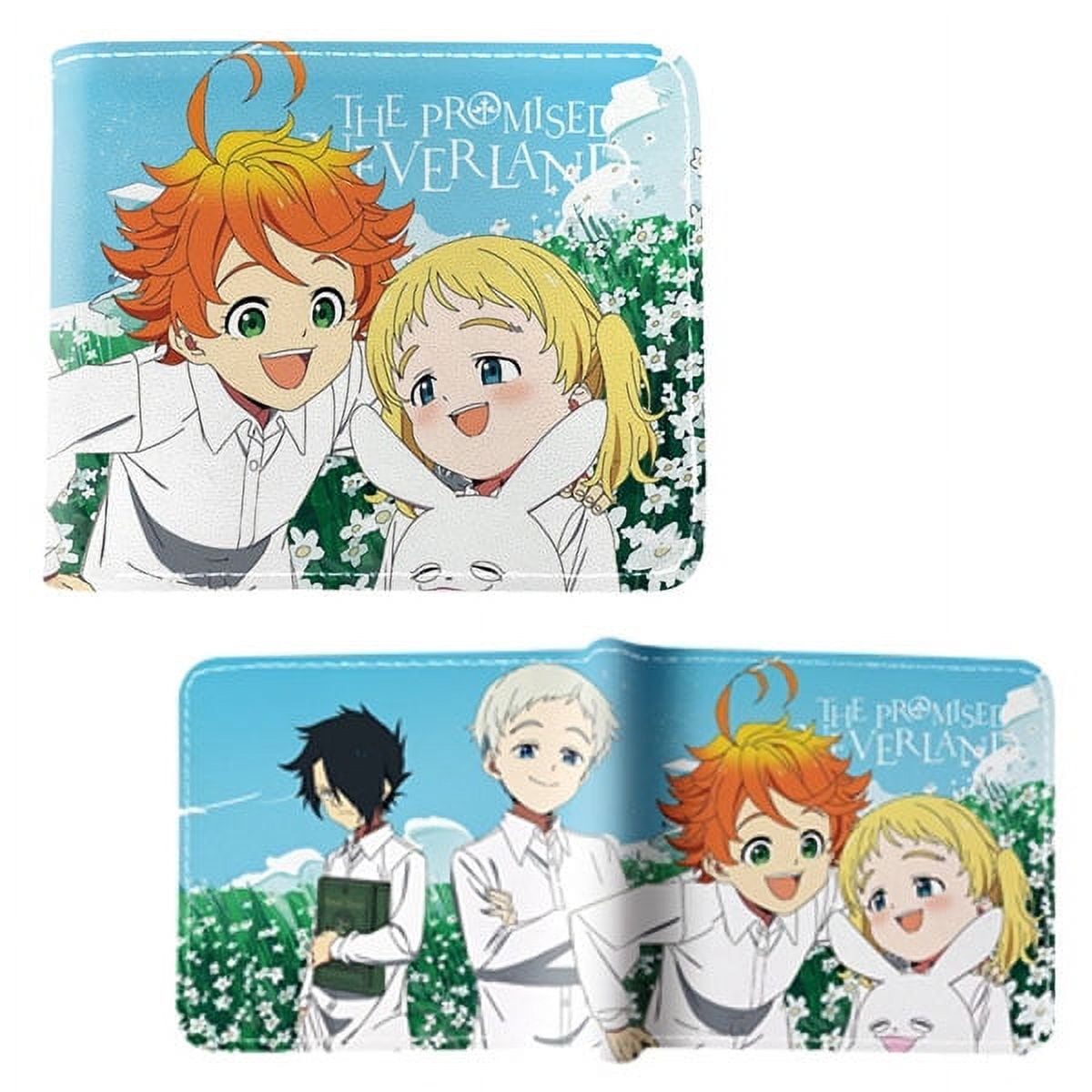 Emma & Anna - The Promised Neverland 4x5" Bi-Fold Wallet - Walmart.com