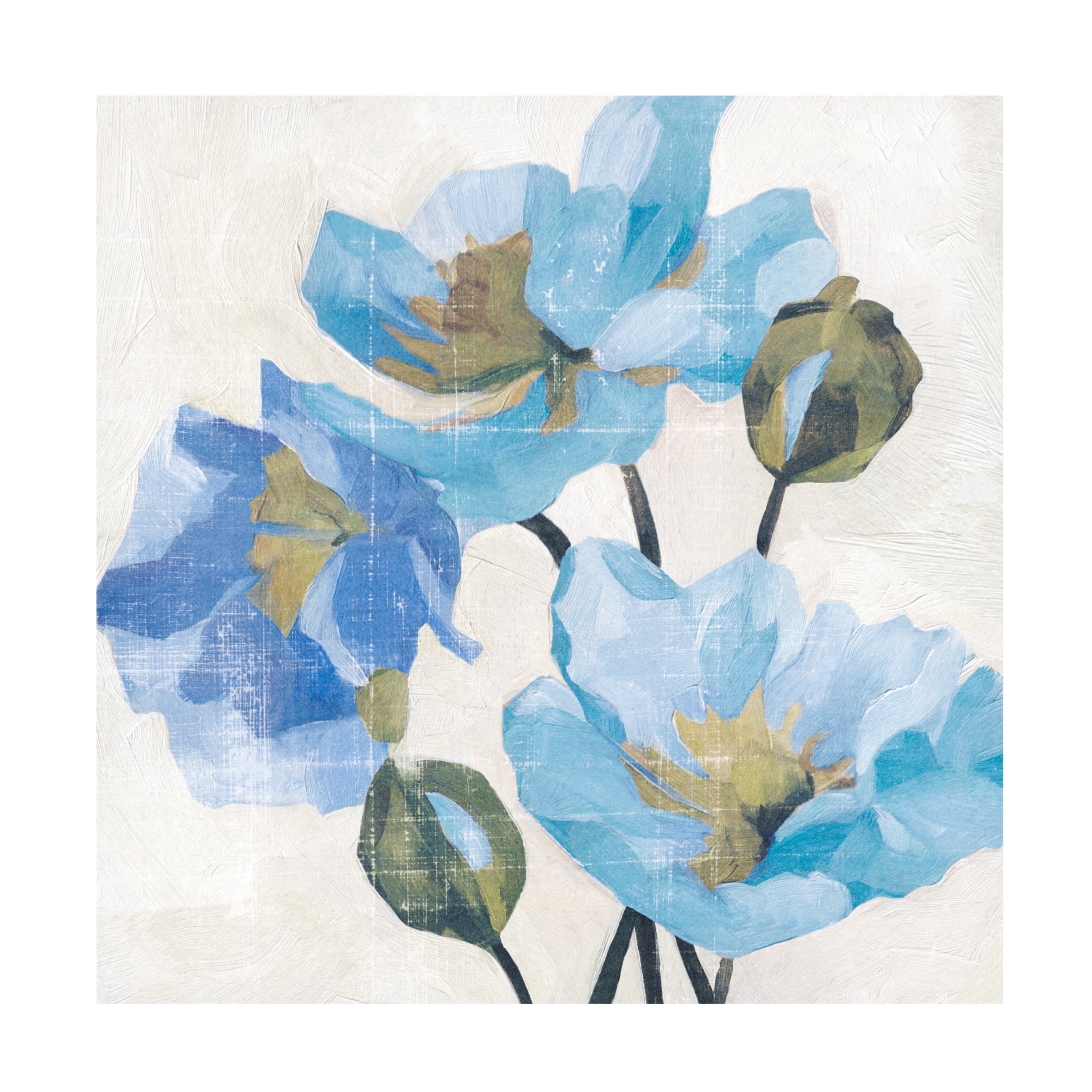 Emma Caroline 'Azure Peony II' Canvas Art - Walmart.com