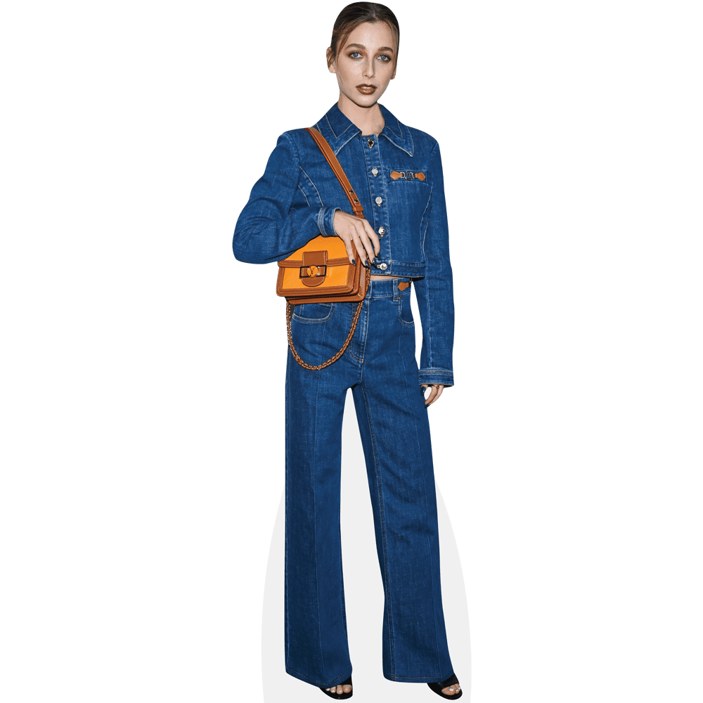 Emma Chamberlain (Demin) Mini Cardboard Cutout Standee - Walmart.com