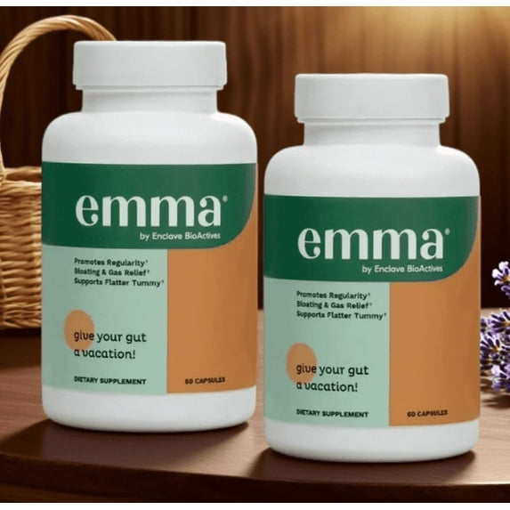 Emma Daily Digestive 60 Count – Trusted Bloating Relief - Walmart.com